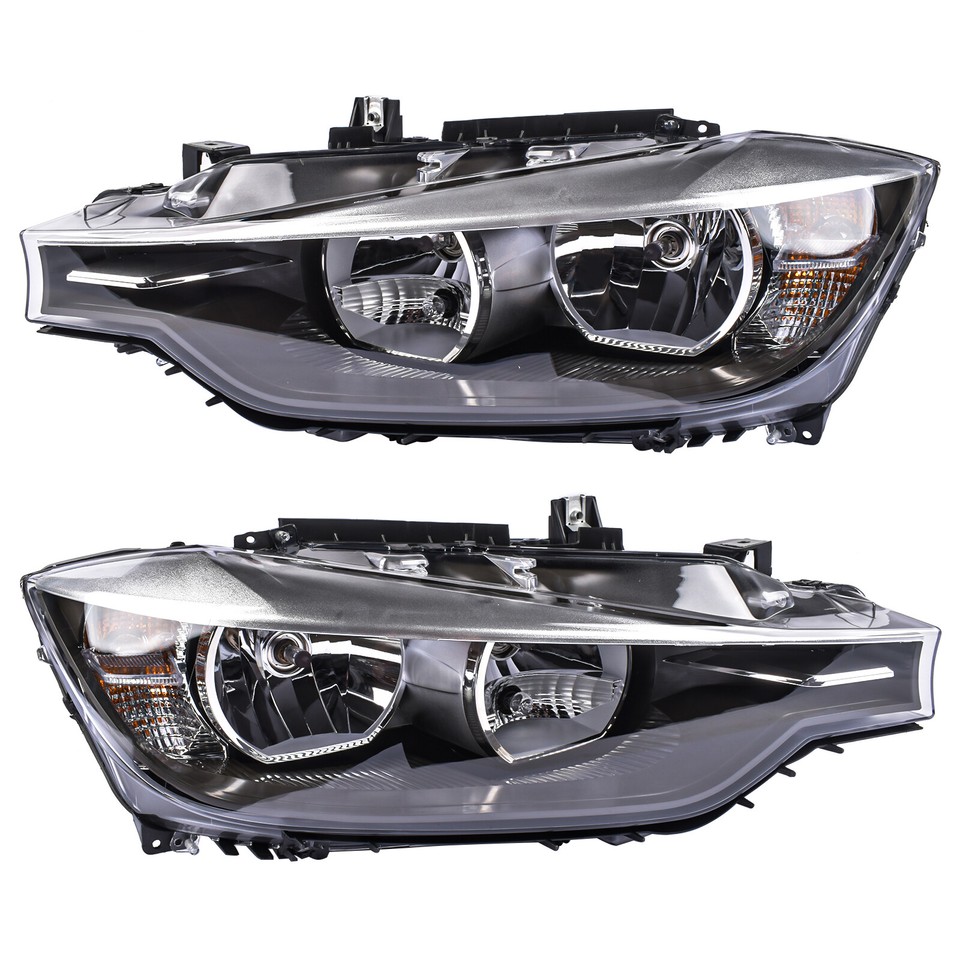 Set of 2 Halogen Headlights for BMW 3 Series F30 328i 335i 2012-2015 ...