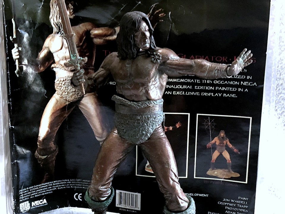 CONAN • 2008 SDCC EXCLUSIVE • BRONZE FINISH • NECA CONAN THE BARBARIAN ...