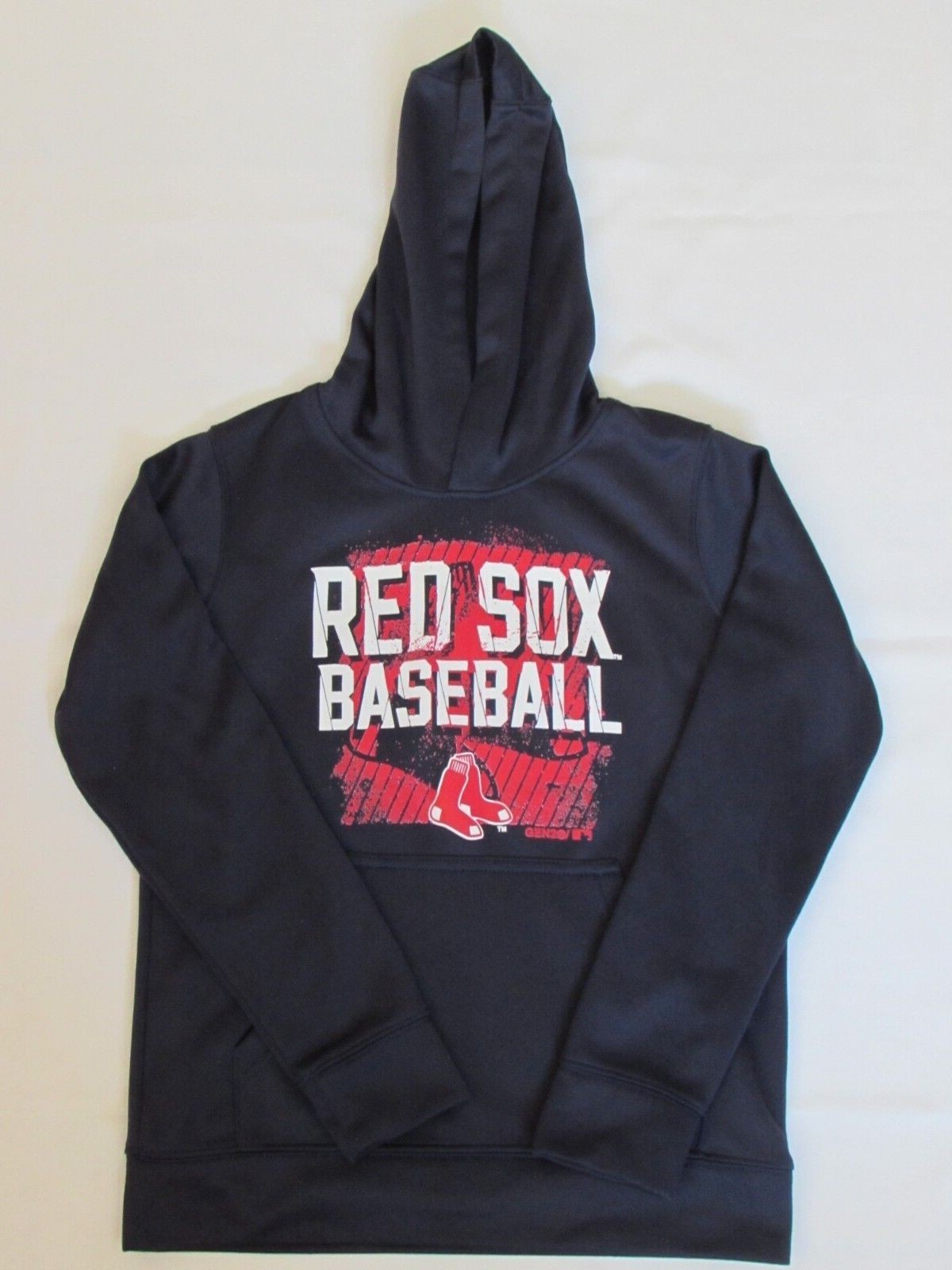 BOYS’ MLB GENUINE MERCHANDISE BOSTON RED SOX HOODIE, NAVY, SIZE MEDIUM ...