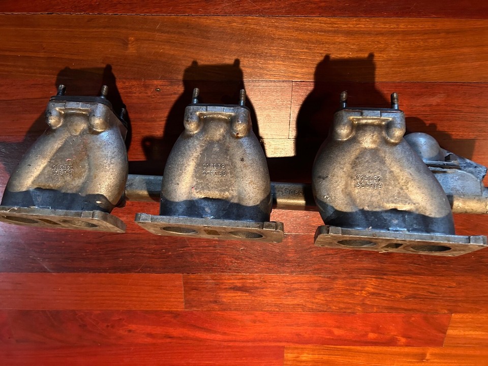 Jaguar E Type Series 1 3.8 triple carb intake set | eBay