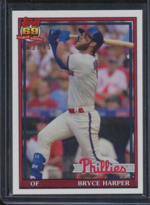 2021 Topps Transcendent VIP Party BHTY-1991 BRYCE HARPER 1991 Parallel ...