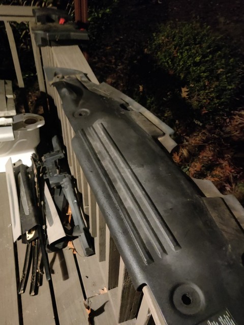 Cadillac GM OEM Radiator Core Support-sight Shield Splash Cover Panel ...