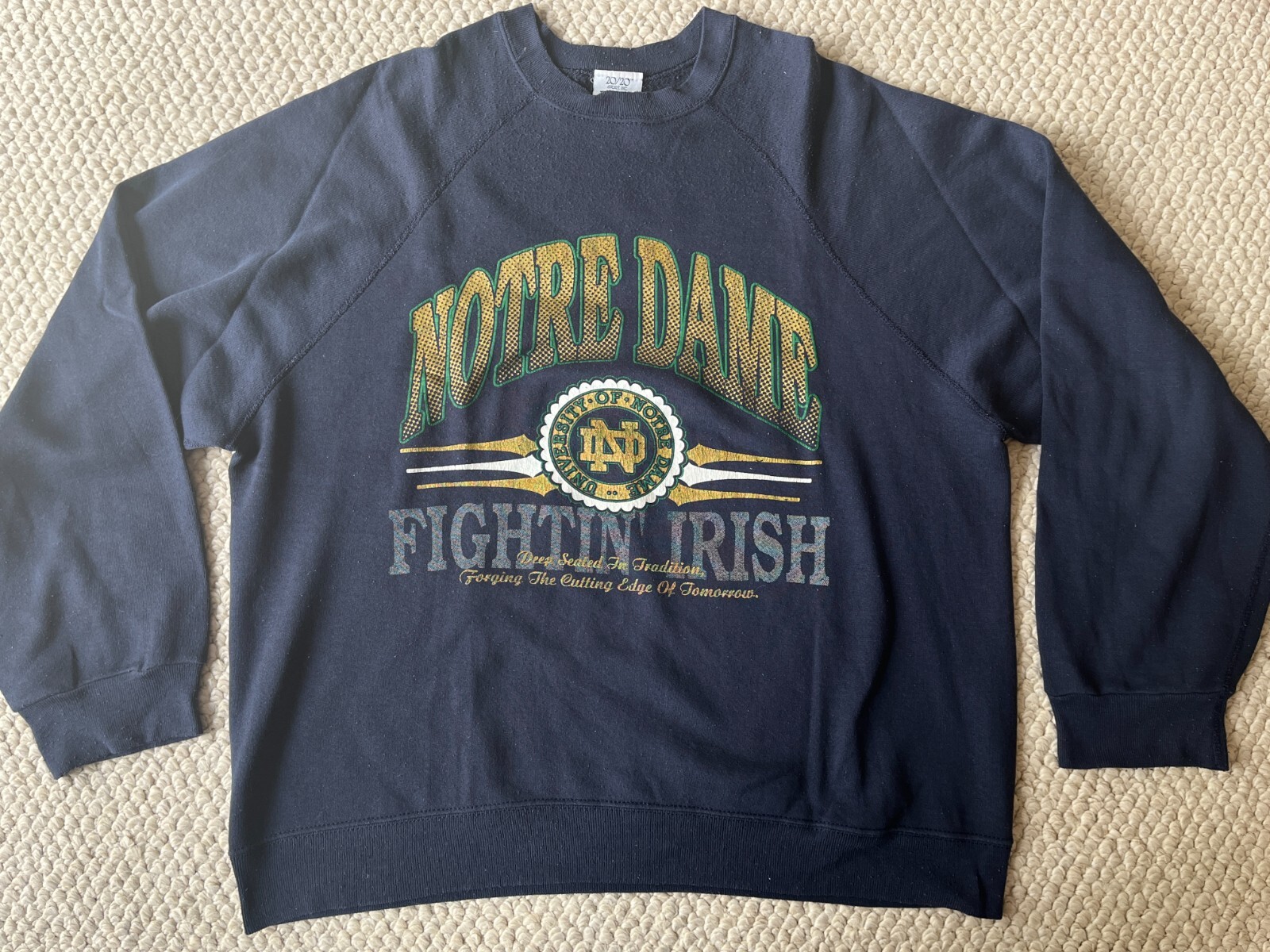 Vintage 1990s Notre Dame Fightin' Irish Long Sleeve S… - Gem