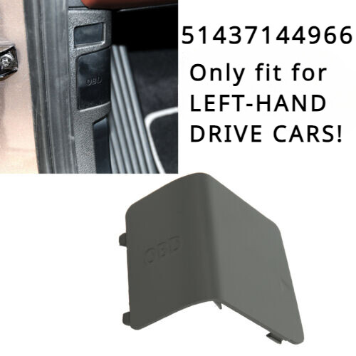 OBD Plug Cover Trim Cap 51437144966 For BMW E81 E82 E87 E88 E84 X1 2004 ...