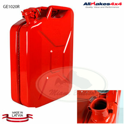 LAND ROVER JERRY CAN 20 LITRE RANGE SPORT DISCOVERY LR2 LR3 LR4 GE1020R ...