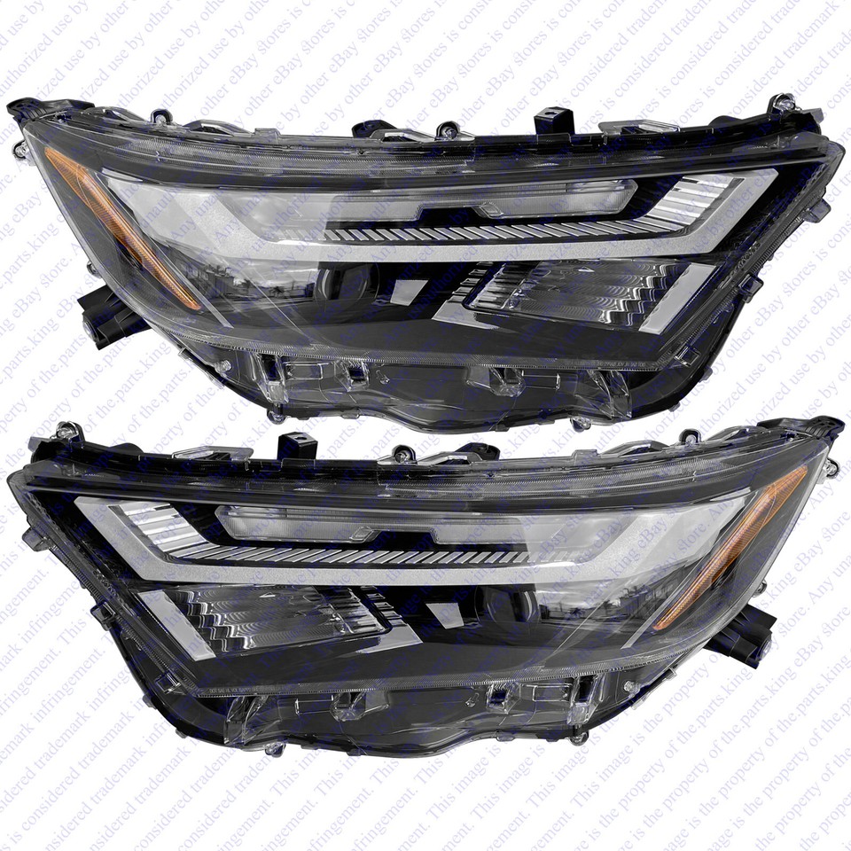 For 2022 2024 Toyota RAV4 LED Headlight Assembly Pair 2pc 811500R350 ...