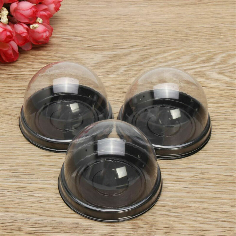 50/100X Clear Plastic Mini Cupcake Boxes Cake Packing Boxes Muffin Pod ...