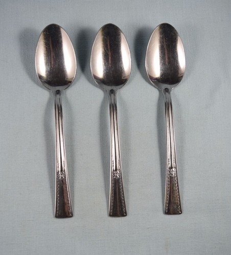 Silco IS Stainless USA INS68 3 Oval Soup Spoons 7 1/4" | eBay