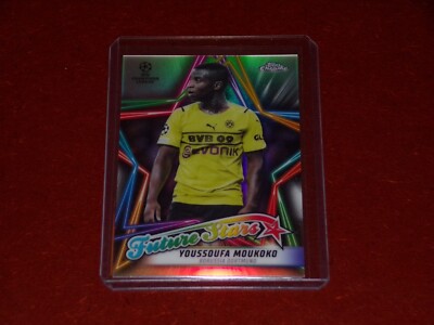2021-22 Topps Chrome UEFA Champions League Future Stars Youssoufa ...