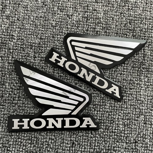 black metal motorcycle fuel tank emblem decals bike abs stickers for ...