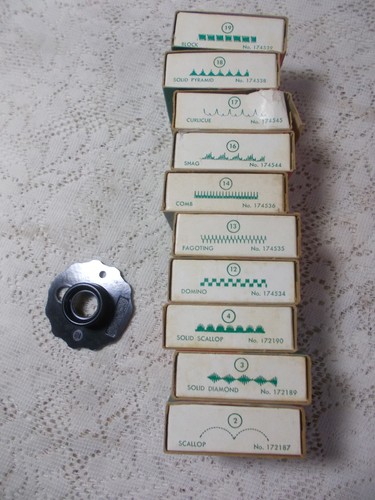 Lot of 11 Singer Fashion Discs for 401/403 Sewing Machines | eBay