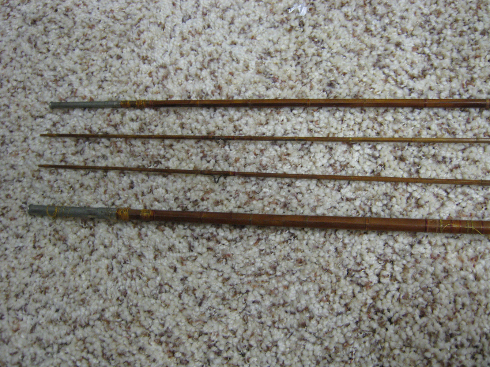 KingFisher Bamboo Vintage Fly Rod with case King Fisher | eBay