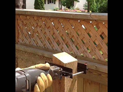 Recipromate- Reciprocating Saw Guide Attachment for Cutting 4x4 Fence ...