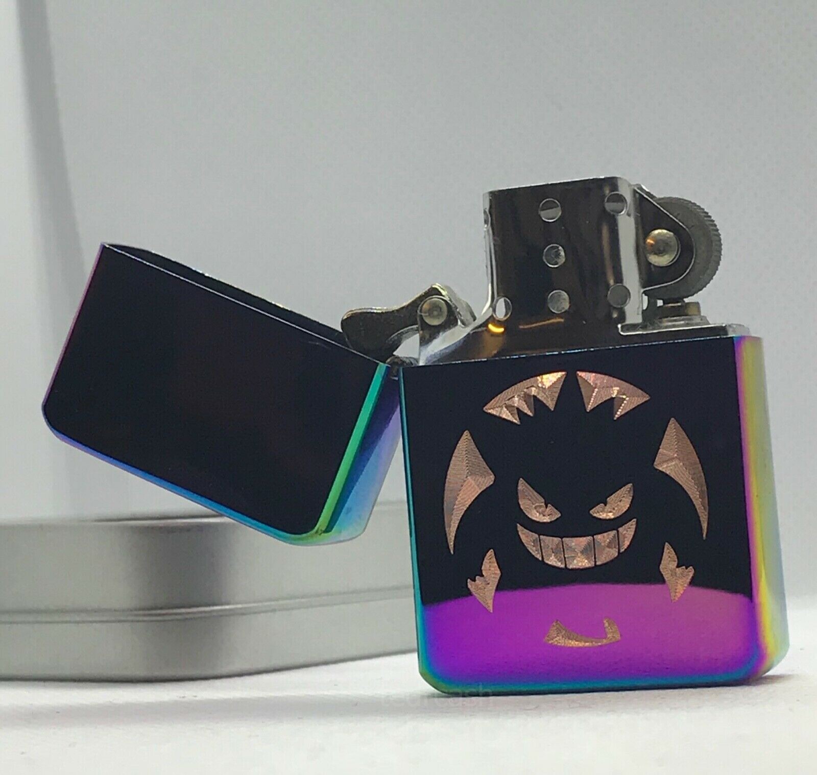 Gengar Lighter - rainbow/spectrum finish - Free Engraving w/ gift box ...