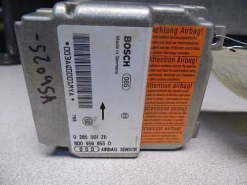 96 97 98 AUDI A4 Air Bag ECM Computer Control Module Brain Thru Vin ...