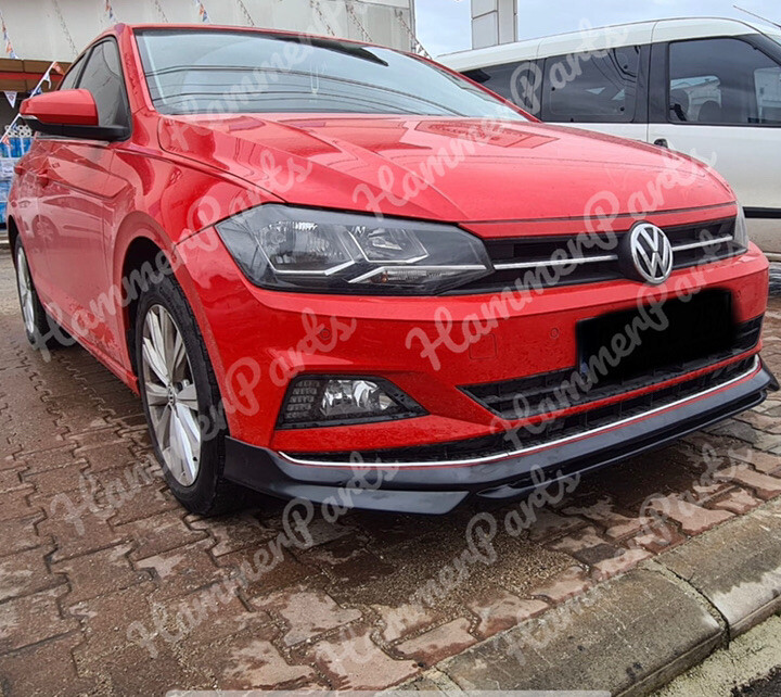 For Vw For Volkswagen Polo Front Lip Unpainted 2017 2020 2018 2019 | eBay