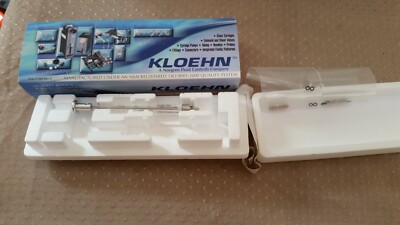 New Kloehn 4000 Series 2.5ml Glass Syringe 17584 A-126786 | eBay