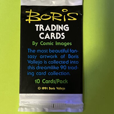 NEW, sealed 1991 BORIS Series 1 Trading Card Packs, Fantasy Art, Boris ...