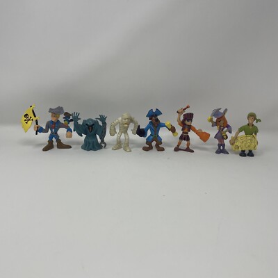 Scooby-Doo Action Figure 7 Pc Lot Fred Velma Daphne Shaggy Scooby ...
