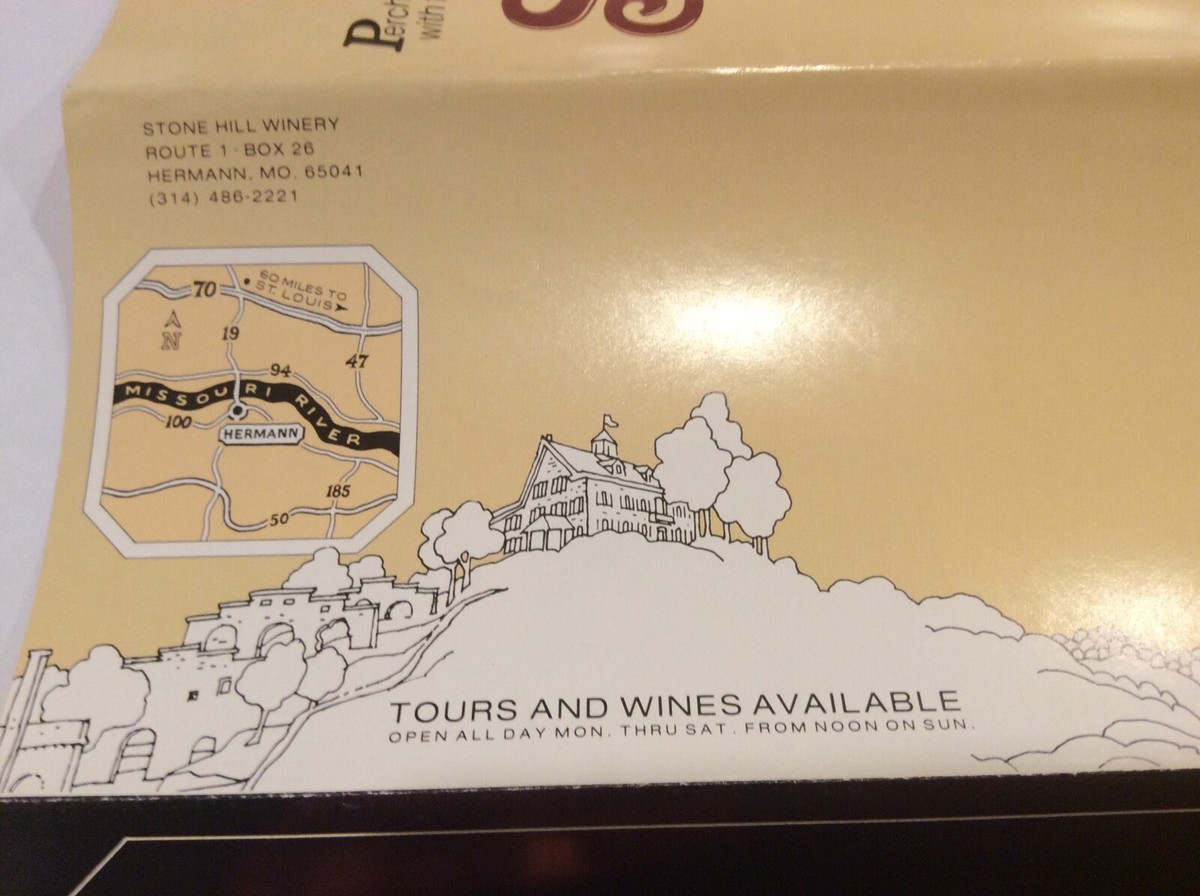 Hermann Missouri Wineries Map