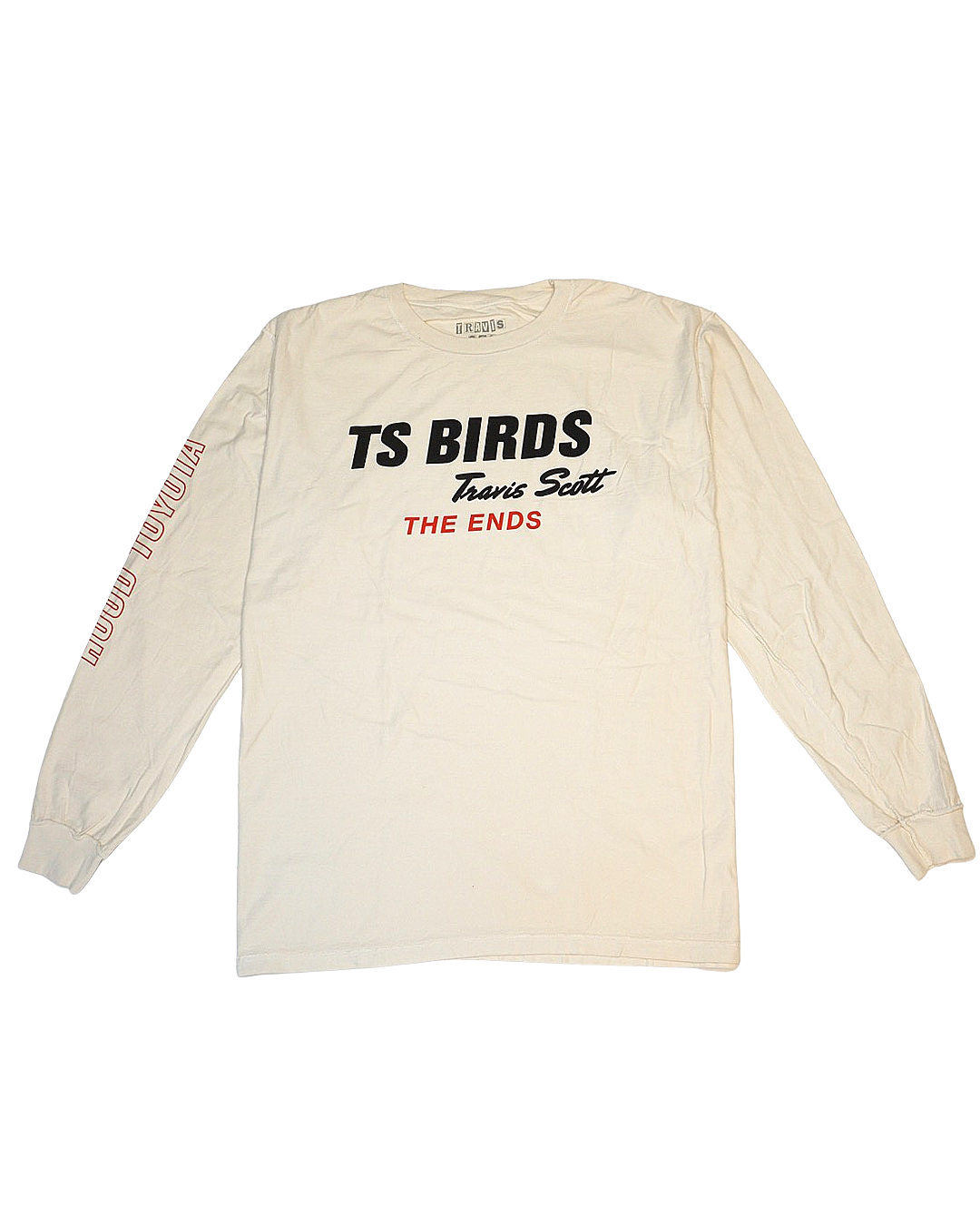 Travis Scott TS Birds The Ends Long Sleeve Tee Beige (TSCJ-LS007) Men ...