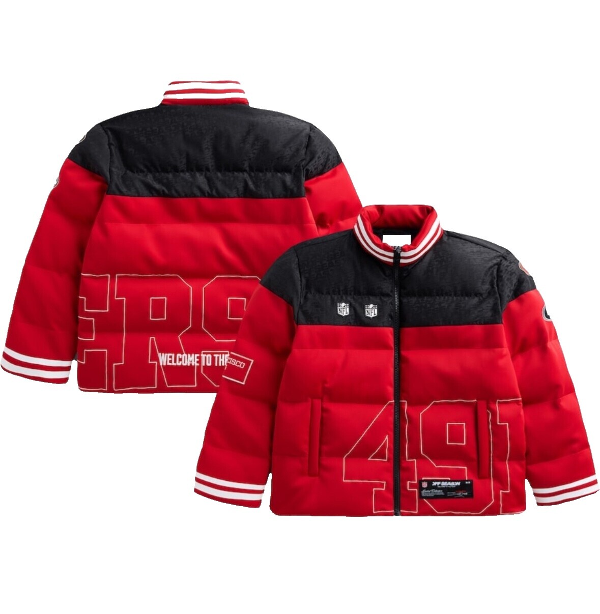 49ers Puffer Jacket | eBay