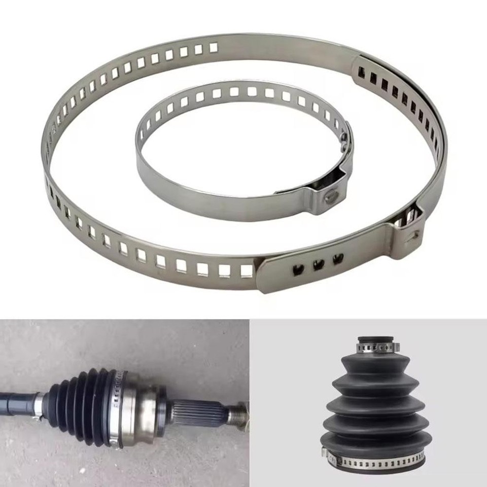 Axle CV Joint Boot Clamps Kits Stainless Steel Driveshaft CV Boot Clamp ...