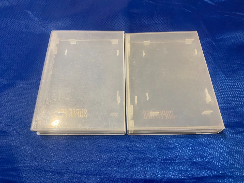 SNES/Super Nintendo OEM Clamshell Cases (clear) - Lot of 2 | eBay