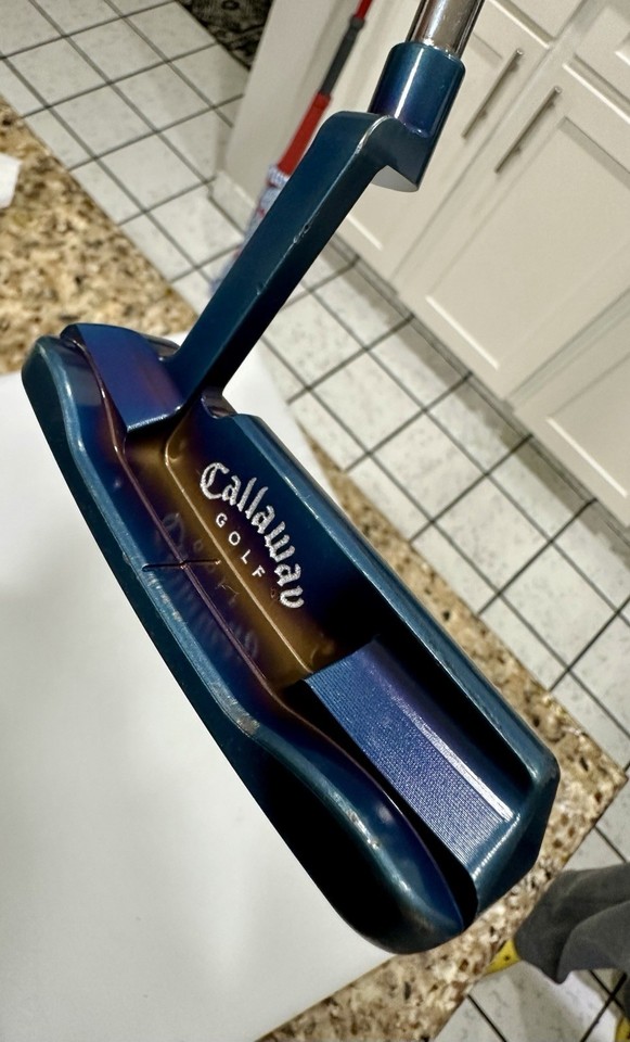 Rare RH Callaway Milled TT1 33” Tour Blue Putter W/ OG Headcover - Pre ...
