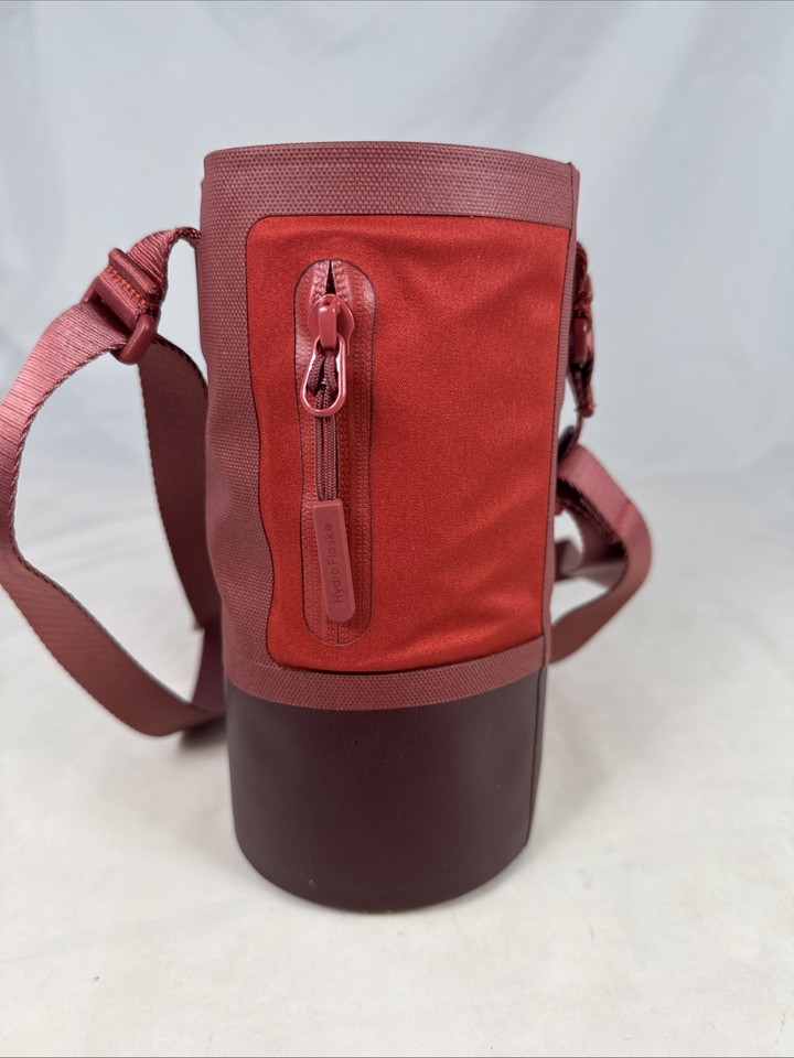 Hydro Flask Tag Along Water Bottle Sling Carrier Lava Red | eBay