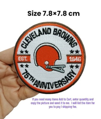 NFL Cleveland Browns Logo Patch sport Embroidery ,Iron ,Sewing on ...