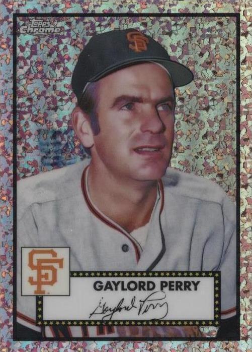 2021 Topps Chrome Platinum Anniversary - Gaylord Perry #557 Rose Gold ...