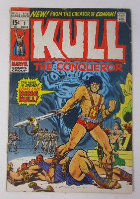 Kull the Conqueror #1 1971 [VG] 3rd App and Origin King Kull Marvel ...