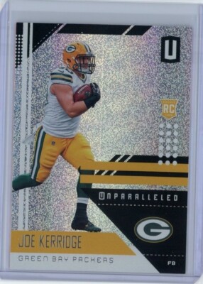 JOE KERRIDGE 2018 Panini Unparalleled RC Rookie #75 Packers Michigan | eBay