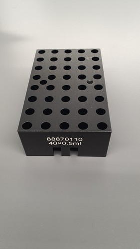 Thermo Scientific Block Heater, 40x0.5 mL Tubes, part number 88870110 ...