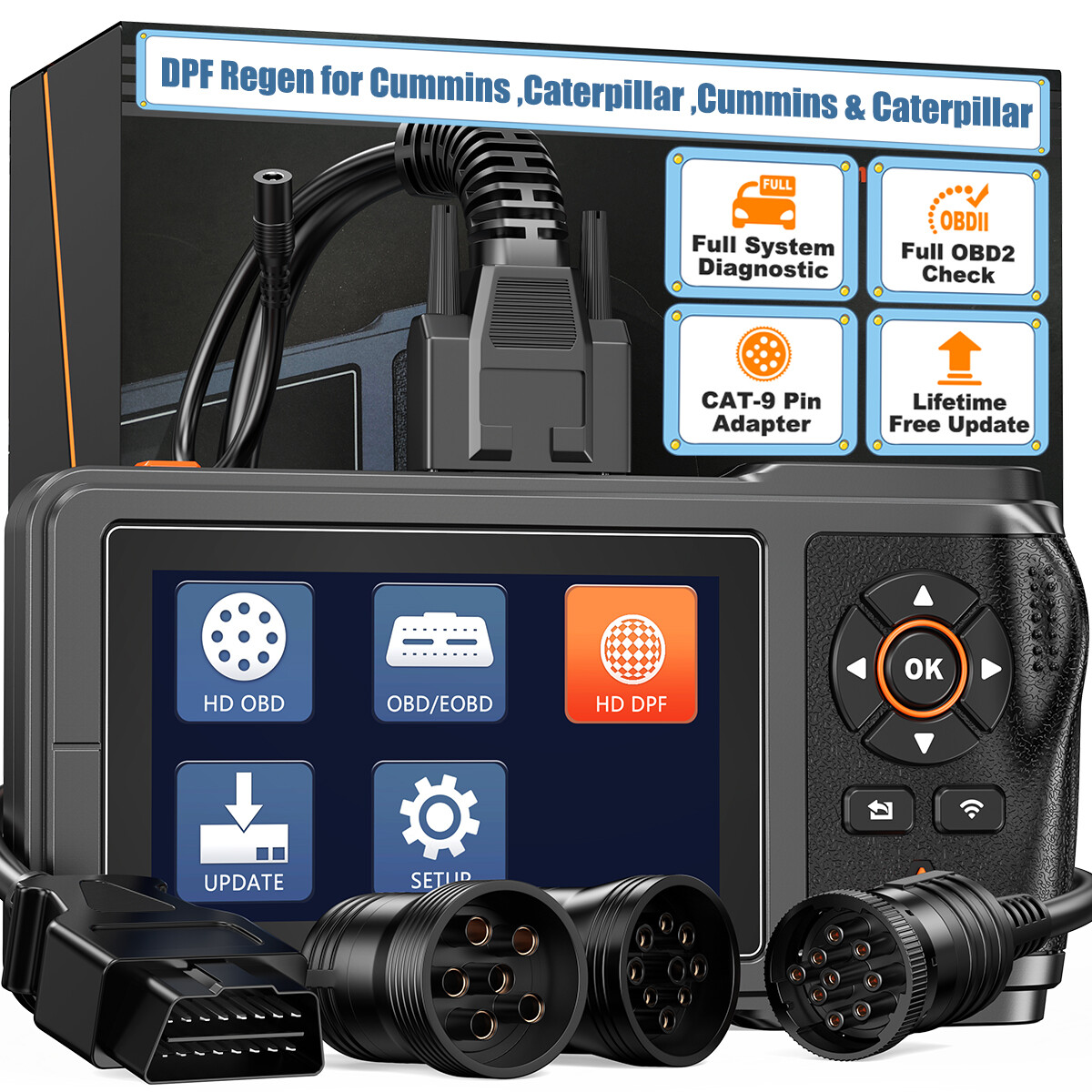 Bluetooth OBD2 Scanner Bluetooth Diesel Truck Scanner - For Volvo ...