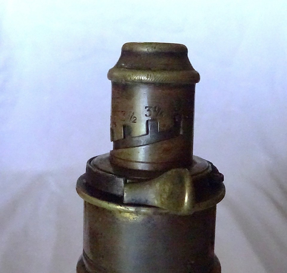 Rare Antique Brass Rifle Shotgun Powder Flask Black Powder Hunting | eBay