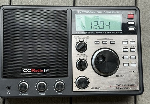 C Crane CC Radio SW AM/FM SW Portable Shortwave Radio Works See Video ...