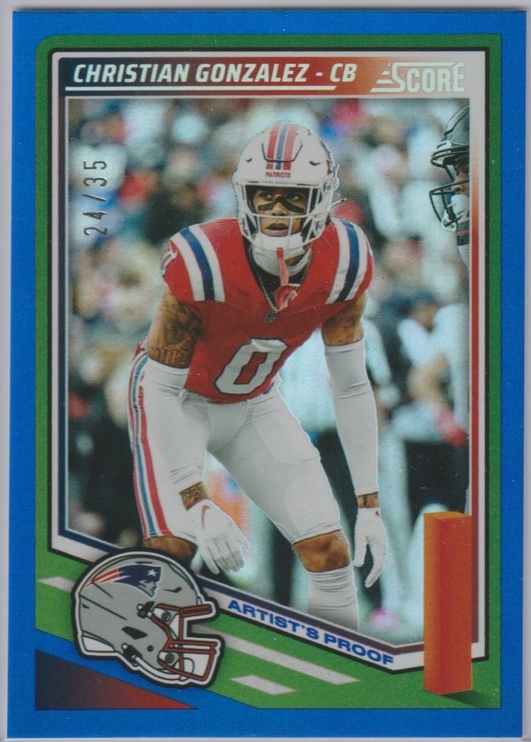 2025 Score - Christian Gonzalez #228 Artist's Proof /35 for sale online ...