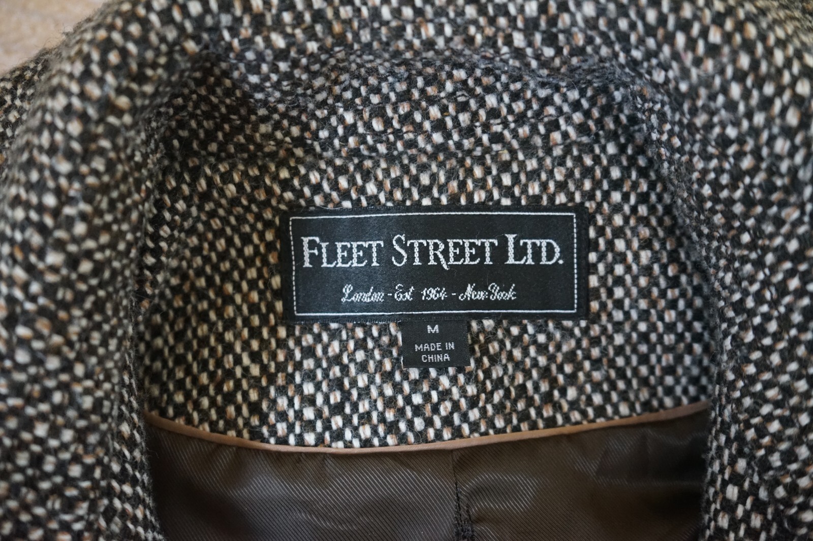 Vintage Fleet Street Women's Medium Button-Down Hooded Pea Coat RN# 50411 | eBay