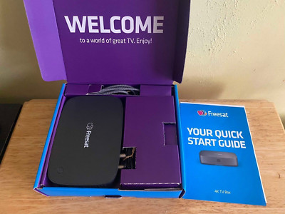 Freesat UHD-4X Smart 4K Ultra HD Digital TV Set top Box -Boxed -Working ...