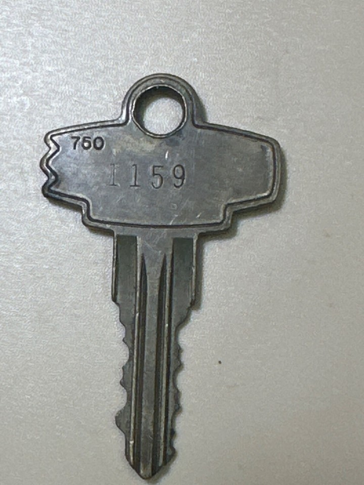 Vintage Factory FORT LOCK Key #1159 | eBay