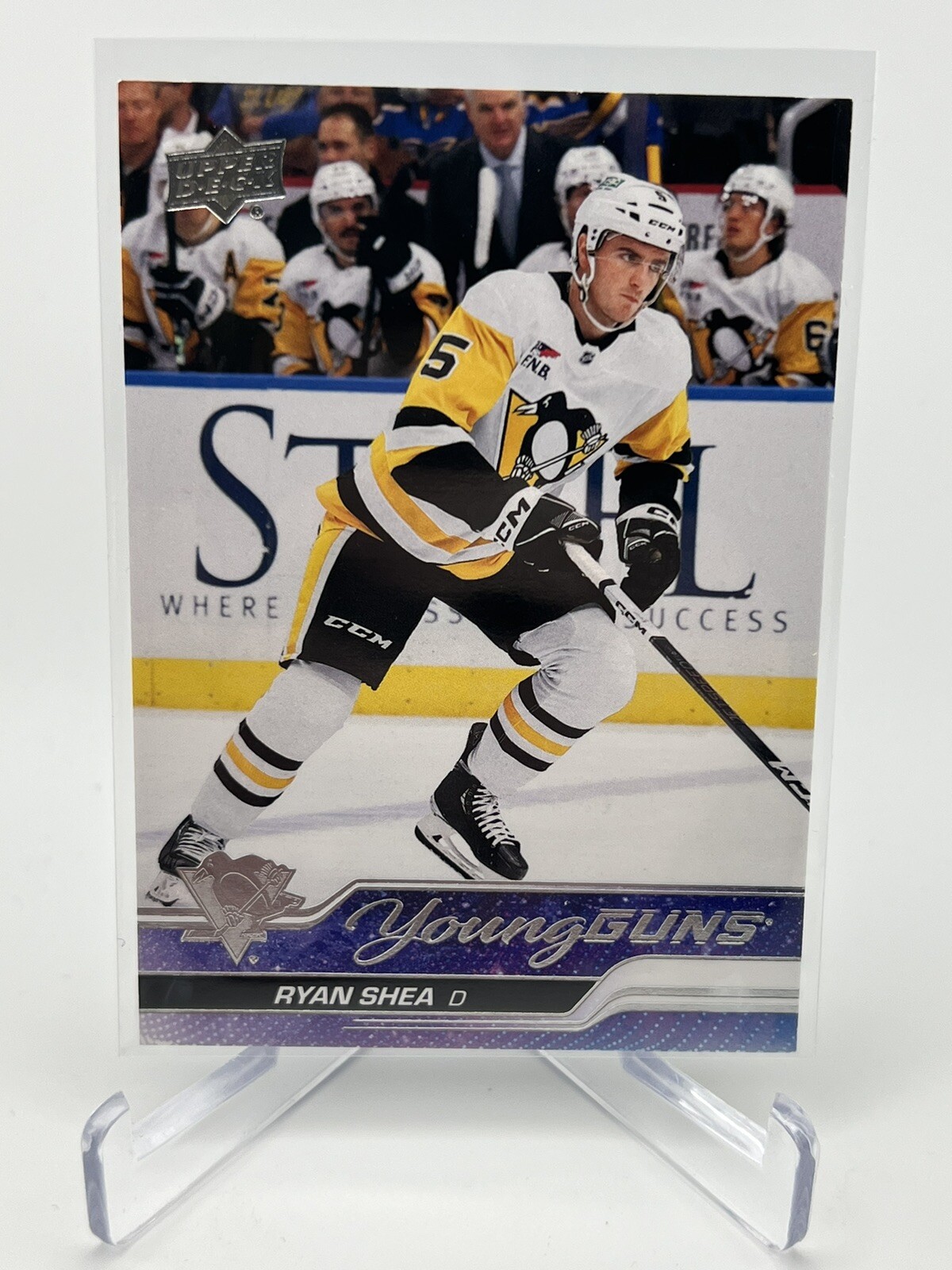 2023-24 Upper Deck Series 2 Young Guns Ryan Shea 489 Pittsburgh ...