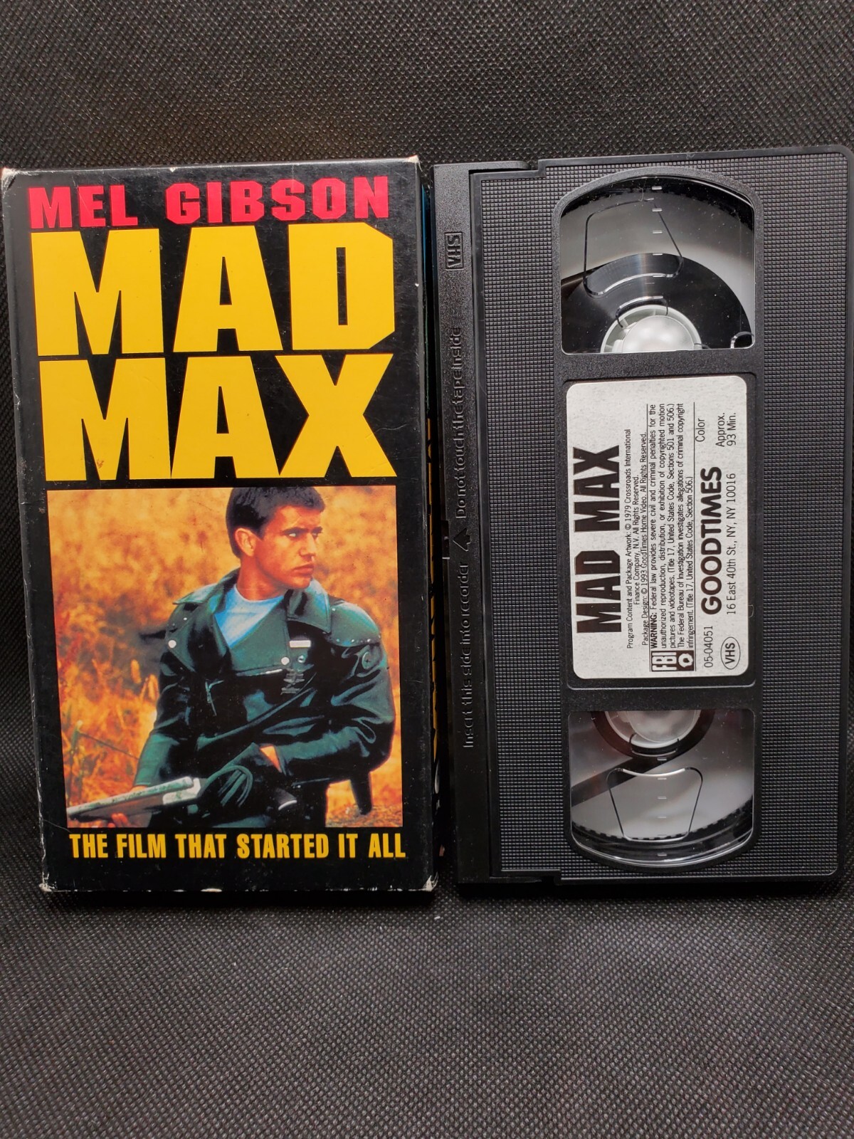 Mad Max (VHS) ORION GoodTimes Home Video 1993 18713040510| eBay