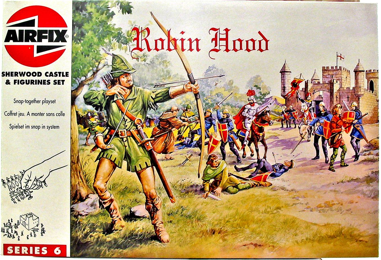 Airfix 6702 - 1:72 Sherwood Castle and Figurines set - mint in original ...