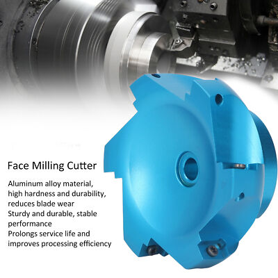 Face Milling Cutter Head 6 Flute Mill End CNC Lathe Metalworking ...