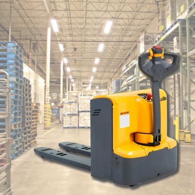 One Set Side Way Battery Powered Pallet Jack 4400lbs Full Electric ...