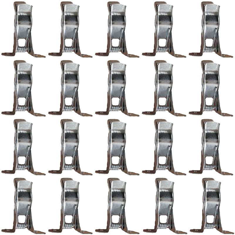 Metal Spring Grip Clamps Clips for Garage Closet Wall Organizer, Tool ...