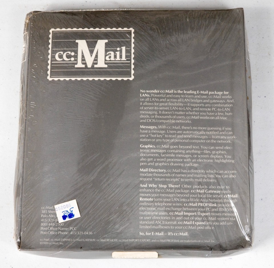 Vintage cc: Mail Express 8 LAN Pack email software NEW NOS ST534B06 | eBay