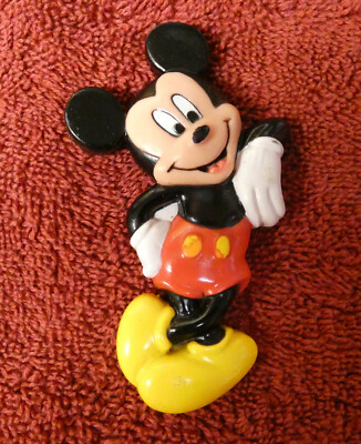Vintage Disney Mickey Mouse Refrigerator Magnet Plastic - 1995 | eBay